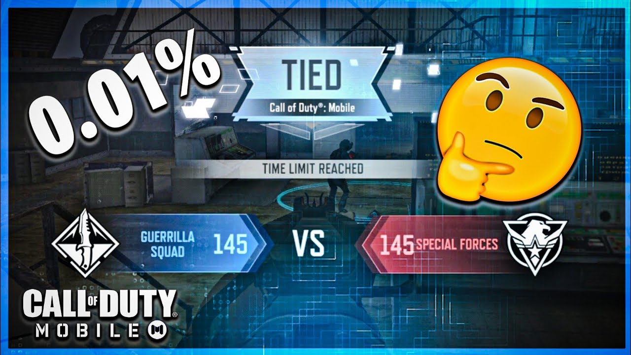 COD MOBILE! Match Tied in COD MOBILE ! 0.01% Chance to Tied Match in ...