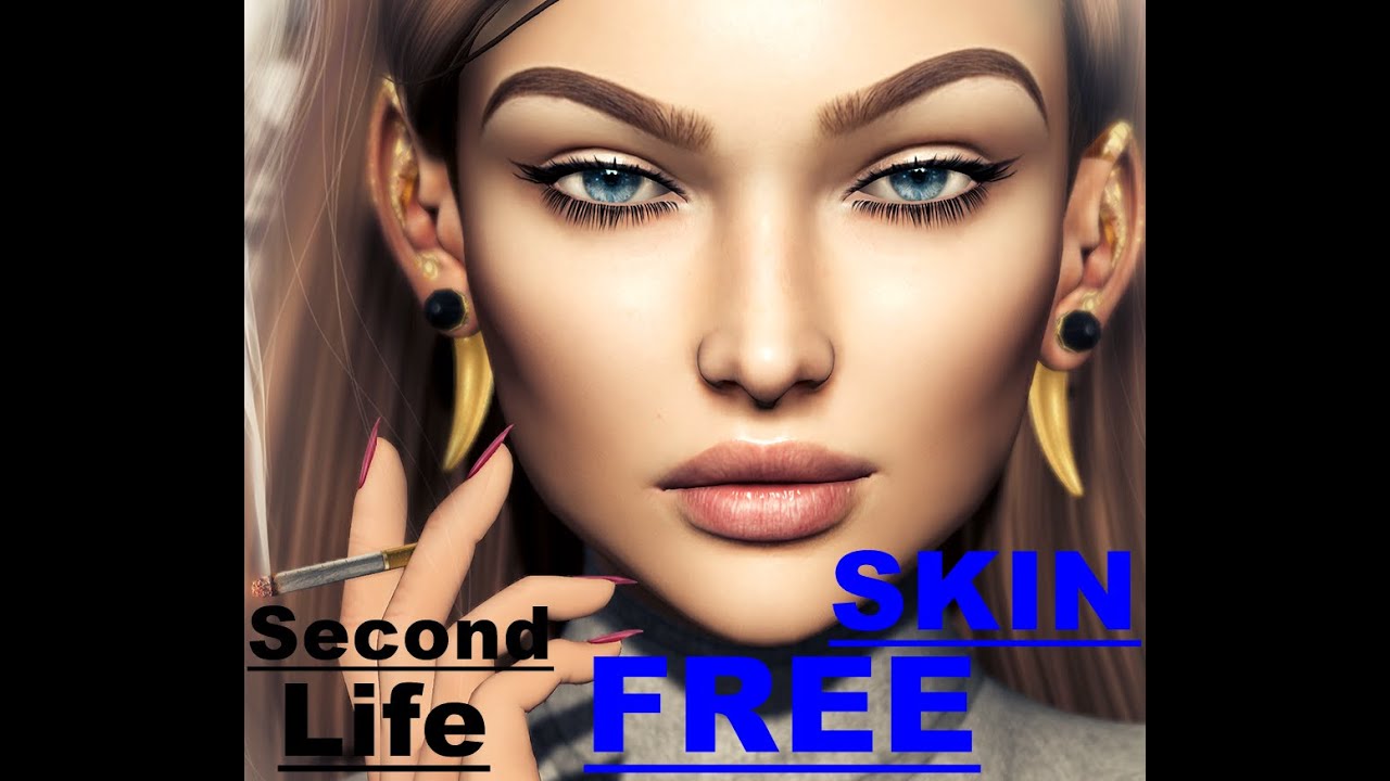 FREE SKIN second life - YouTube