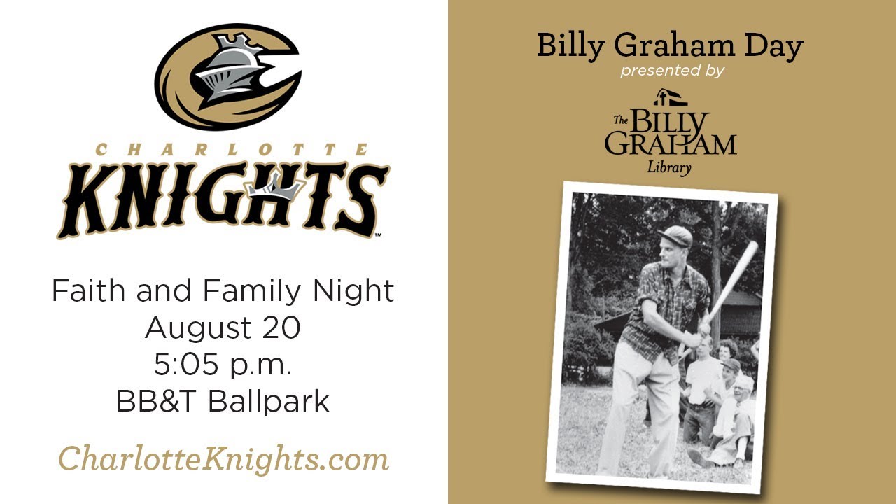 Join Will Graham for 'Billy Graham Day' at BB&T Ballpark - YouTube