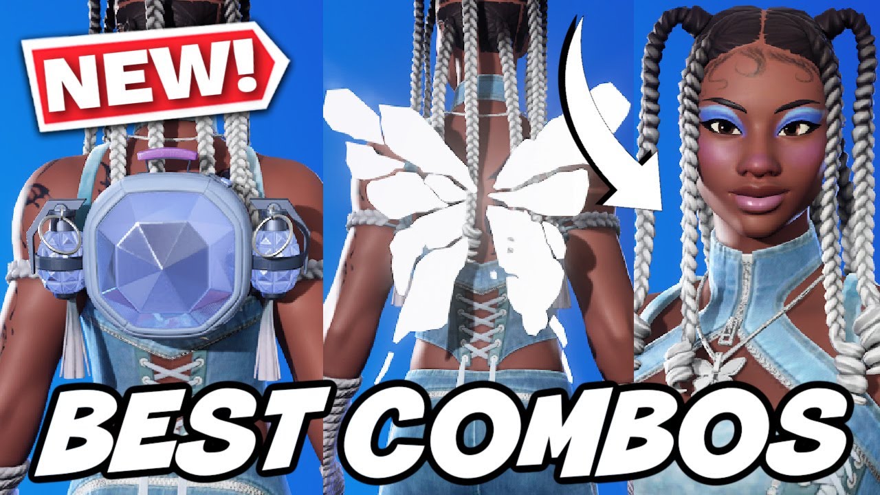 BEST COMBOS WITH *NEW* ALL-DENIM ZURI SKIN (NEW STYLE)! - Fortnite ...