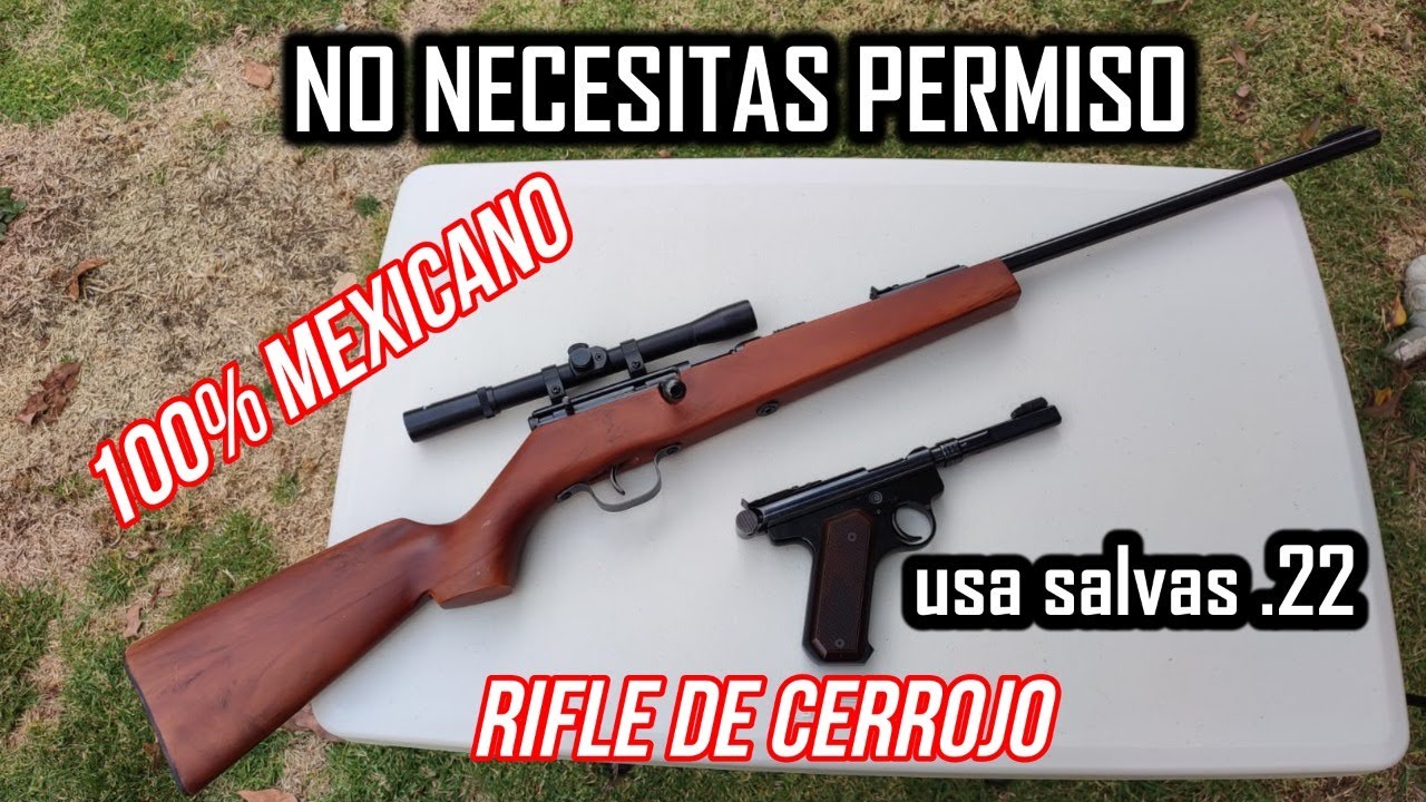 Rifle Cabañas munisalva 4.5/ Rilfe de cerrojo potente . - YouTube
