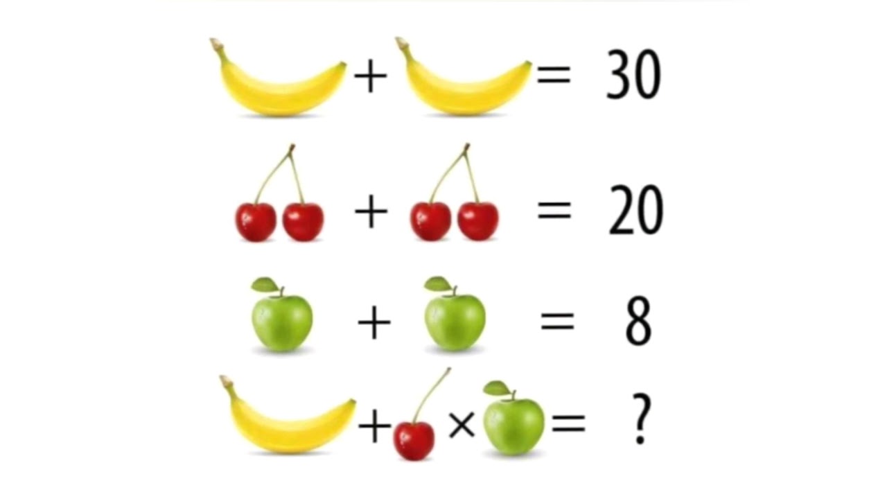 Game 15 - Fruit Equation 2 - YouTube