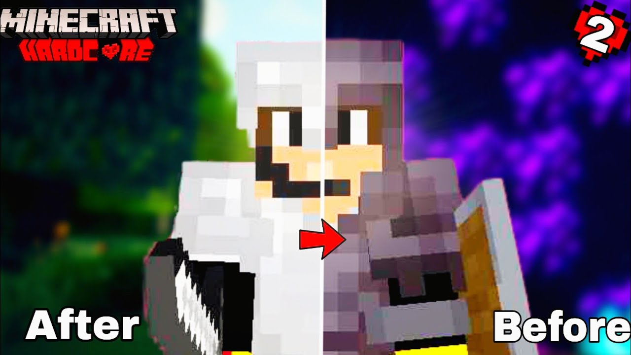 I Made a Full NETHERITE Armor in Minecraft Pocket edition Hardcore 🔥 ...