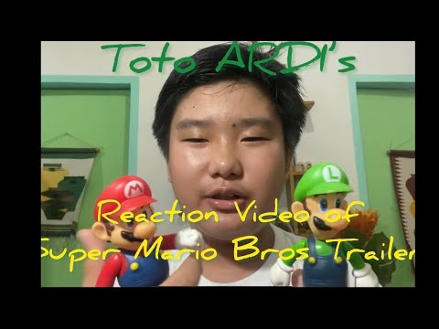 Toto Ardi’s Reaction Video of The Super Mario Bros. The Movie Official ...