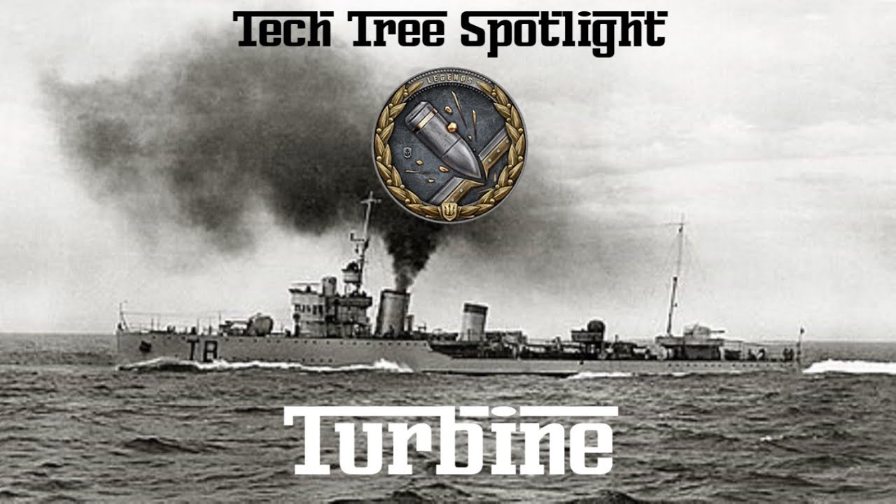 World of Warships Legends Tech Tree Spotlight: Turbine - YouTube