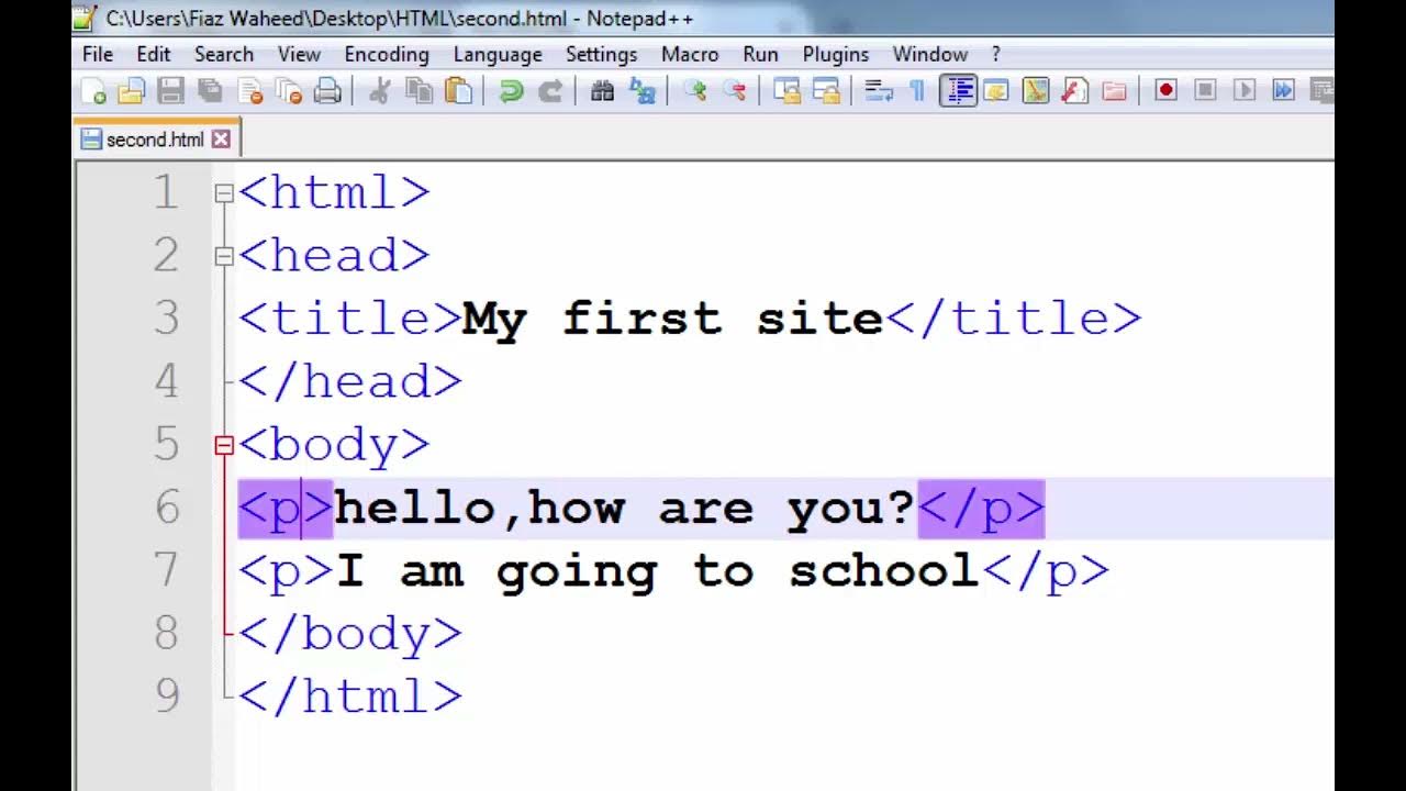 6 HTML Line Break Tag - YouTube