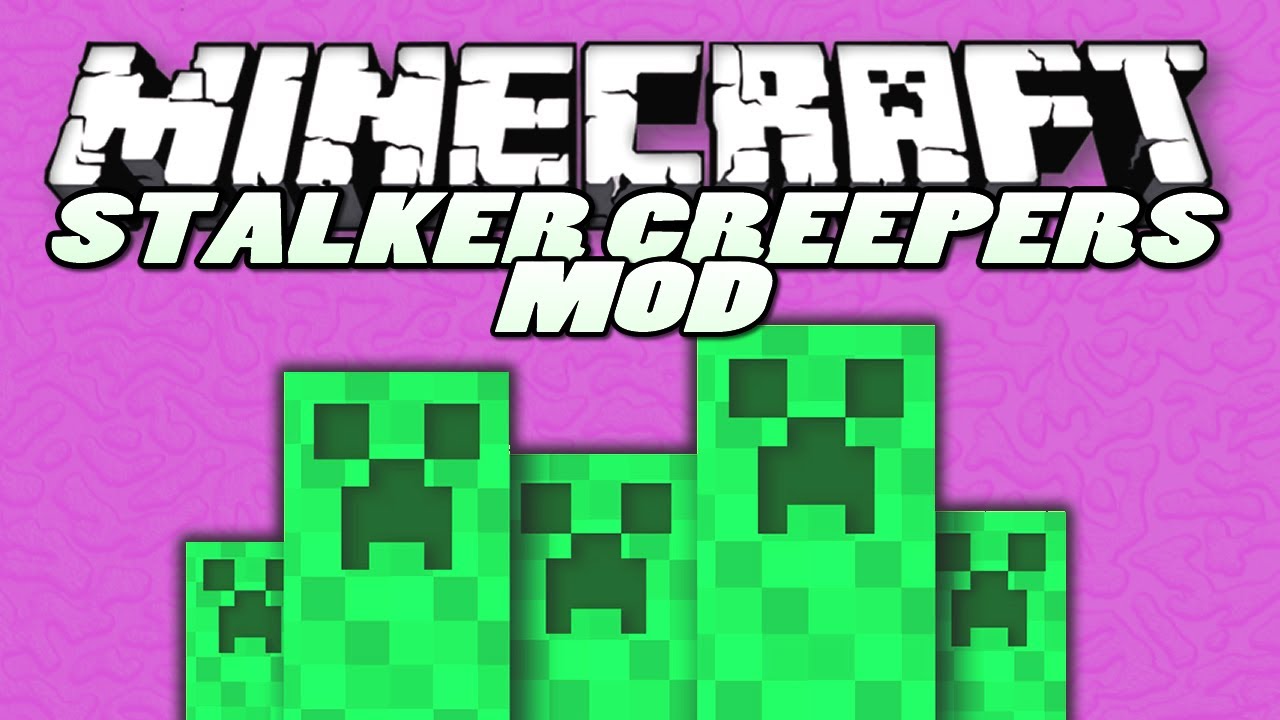 Minecraft Mods | STALKER CREEPERS MOD (Don't Turn Around!) | Mod ...
