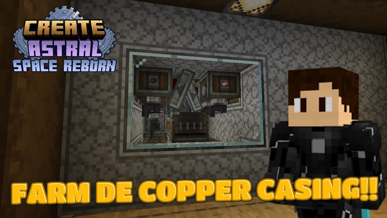 A farm automática de copper casing!! - Create Astral EP#28 - YouTube