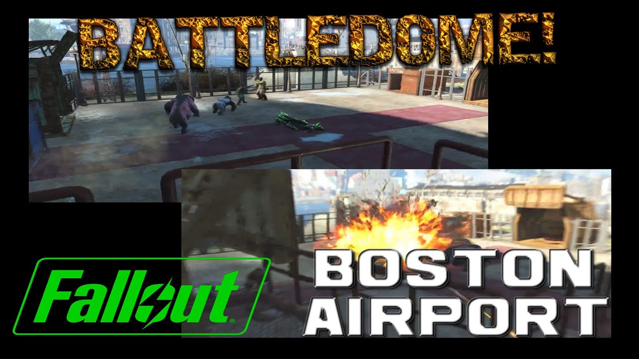 Fallout 4: BOSTON AIRPORT SETTLEMENT - YouTube