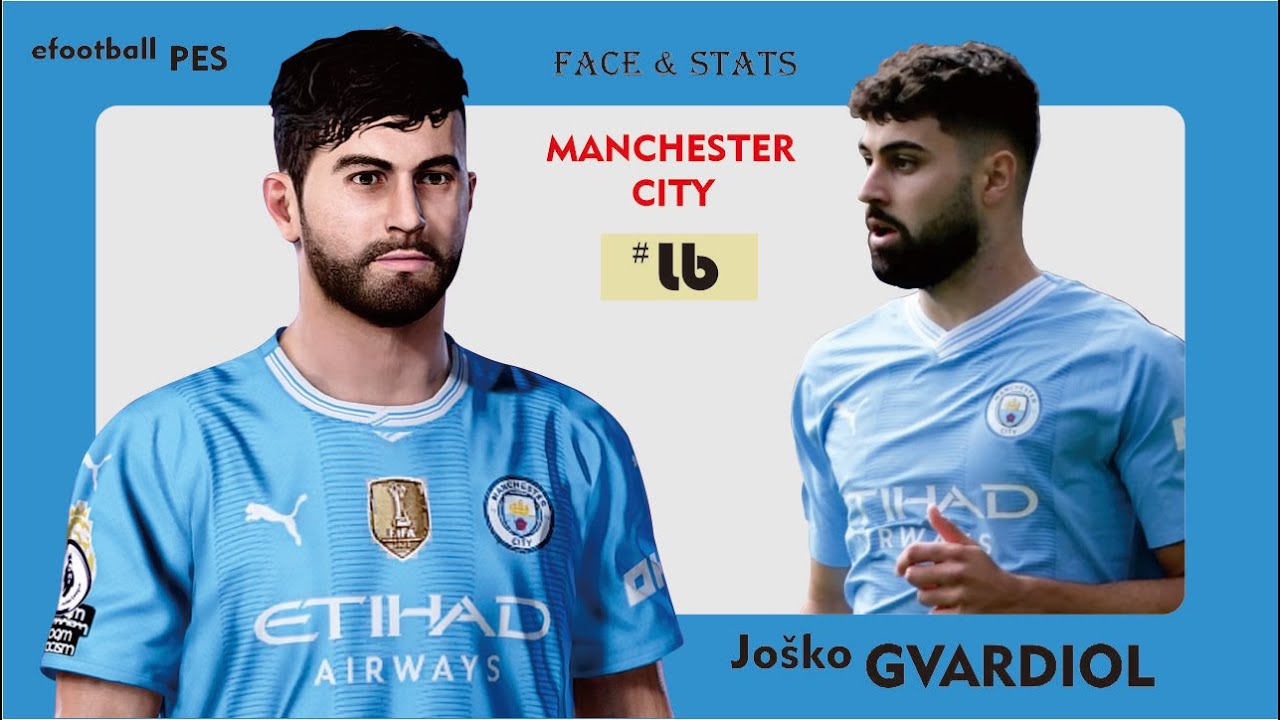 Joško Gvardiol FACE & STATS eFootball PES 2021 2020 - YouTube