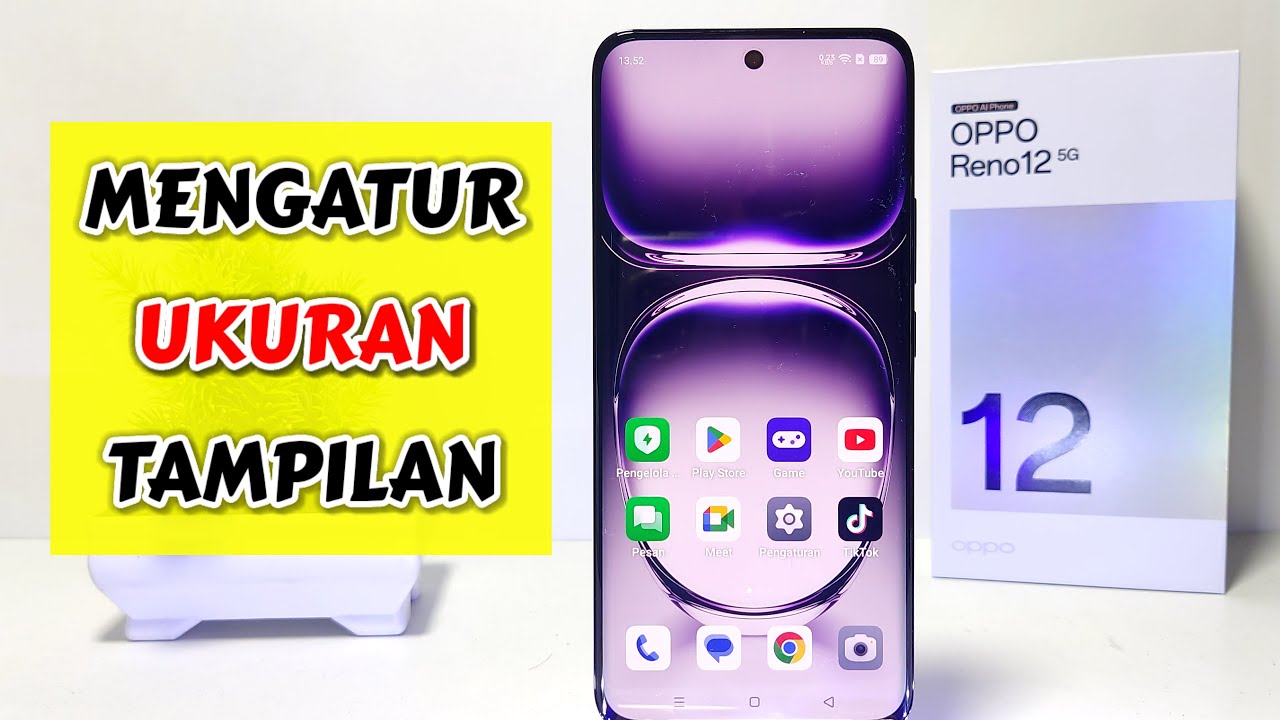 Cara Mengatur Ukuran Tampilan Di HP Oppo Reno 12 5G / Reno 12 Pro 5G ...