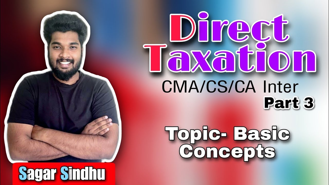 Direct Taxation Part 3 || CMA/CS/CA Inter || Syllabus 2016 & 2022 || in ...