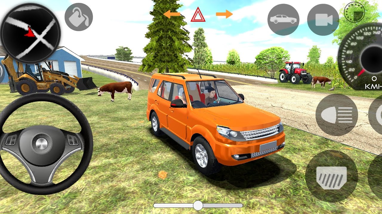 New orange tata car in bus simulator Indonesia game - YouTube