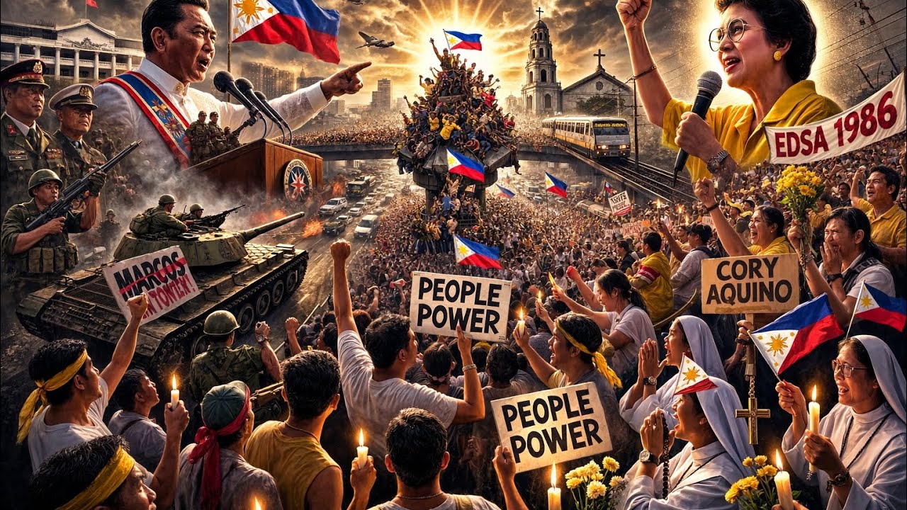 40TH ANNIVERSARY OF EDSA PEOPLE POWER REVOLUTION - YouTube