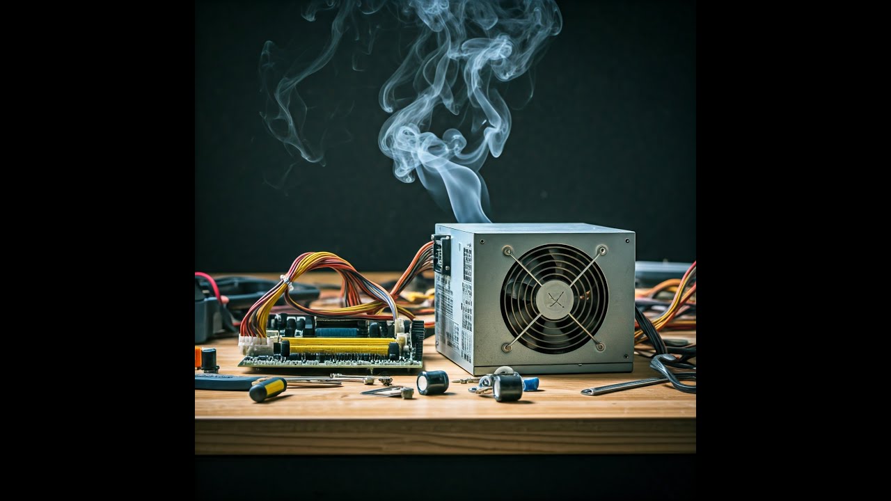 PC computer no power ATX power box rpair - YouTube