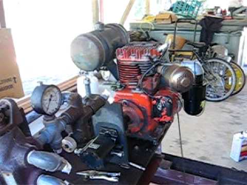 antique Wisconsin AKN motor 2 - YouTube