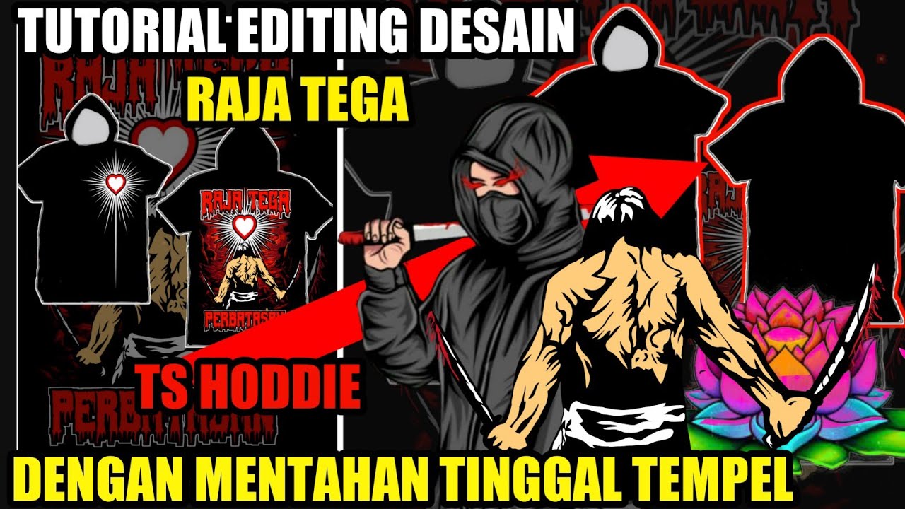 TUTORIAL EDITING DESAIN RAJA TEGA PSHT-MENGGUNAKAN PIXELLAB - YouTube