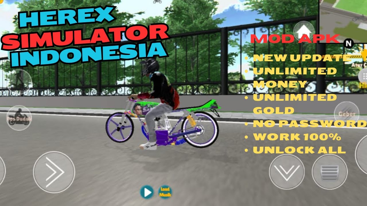 Herex Simulator Indonesia Mod Apk Download🤩🤩 NEW UPDATE 2024 100% Works ...