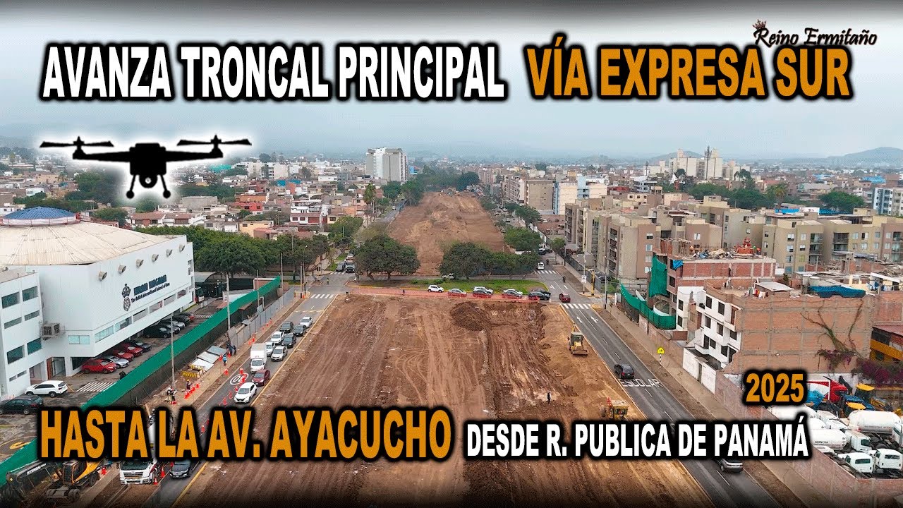 Avances D La TRONCAL PRINCIPAL VÍA SUR - Desde República D PANAMÁ a Av ...