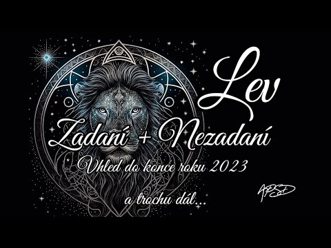 ♌️ LEV - pro zadané i nezadané. Výklad karet do konce roku 2023 a ...