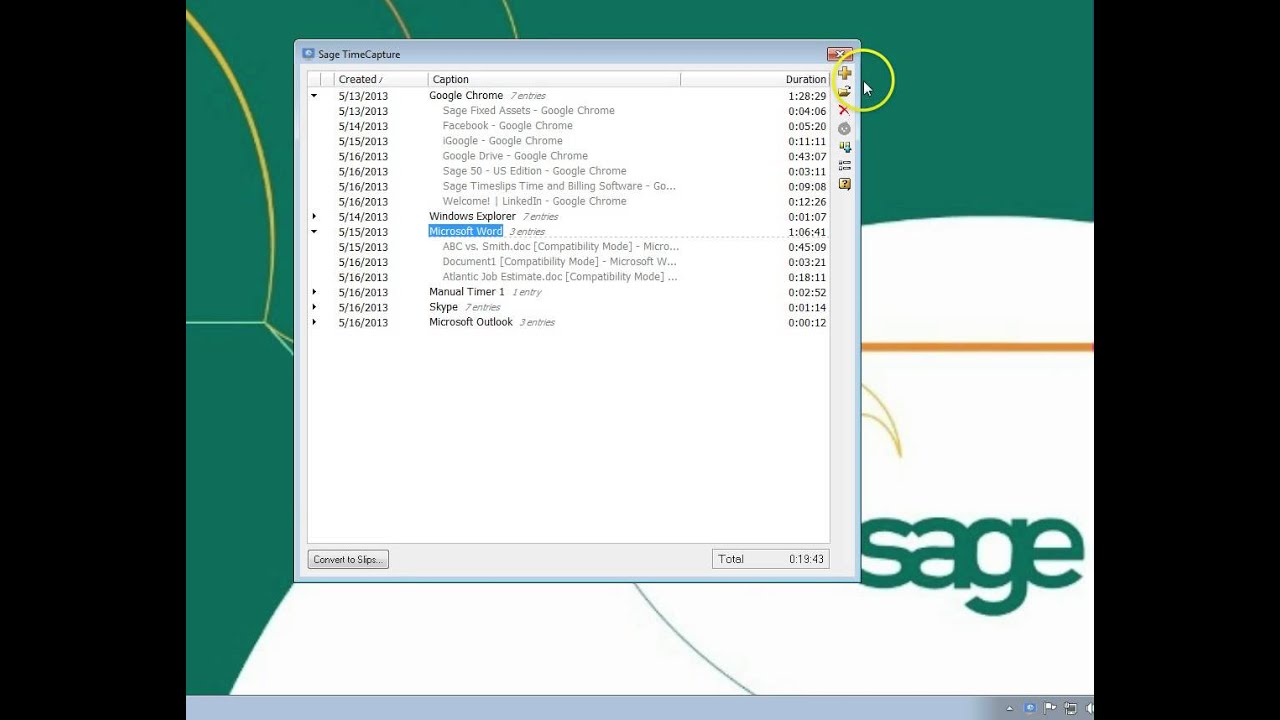 Sage Timeslips - TimeCapture - Quick Tour - YouTube