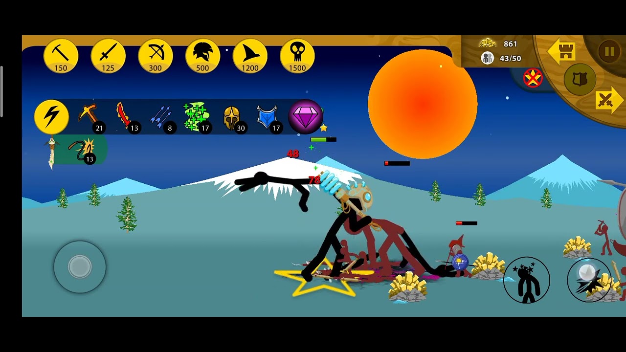 Stickman win game and please subscribe and give me a like - YouTube