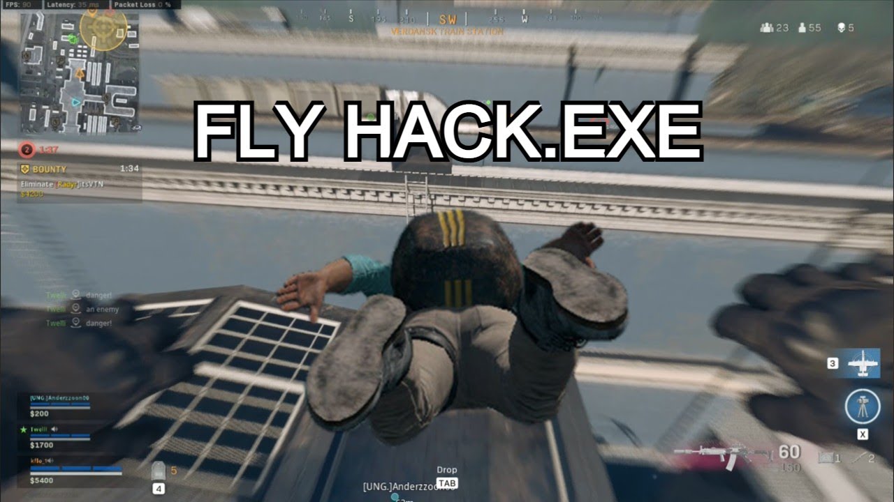 Im Using Fly a Hack in Warzone WTF ?? - YouTube