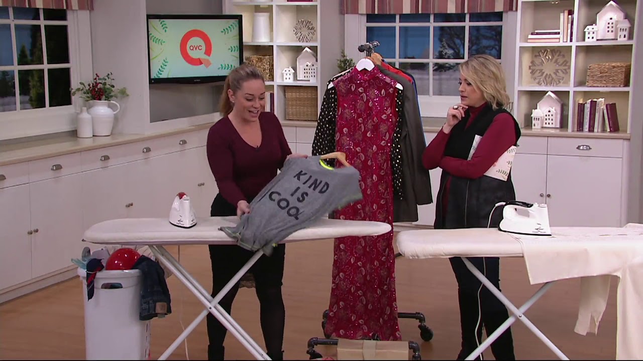 Eurosteam 800 Watt Steam Iron w/ Stone Glide Soleplate on QVC - YouTube