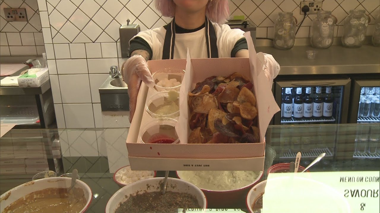 London's first crisp restaurant opens in Soho - YouTube