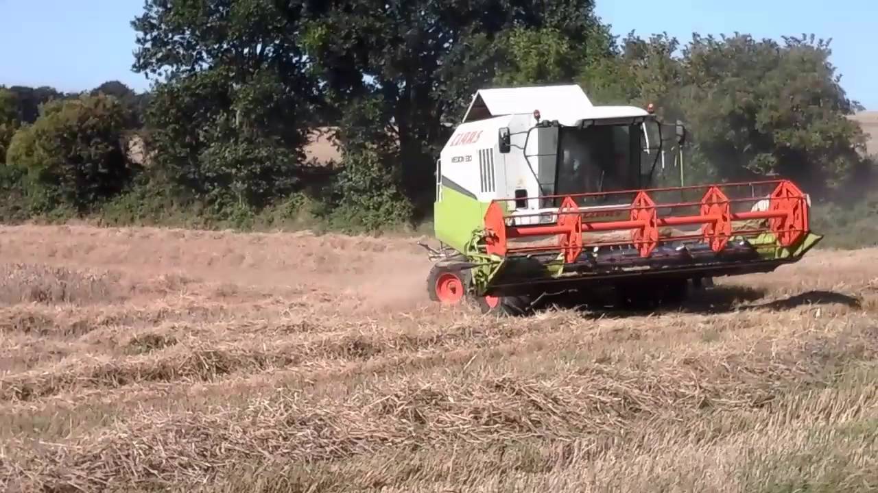 Moisson de blé 2016 en Normandie - YouTube