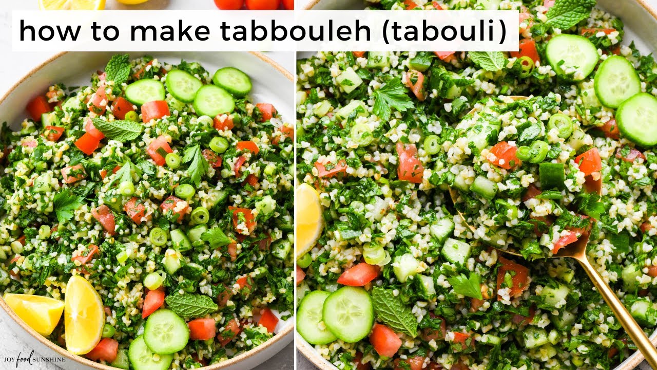 How to Make Tabbouleh (Tabouli)! - YouTube