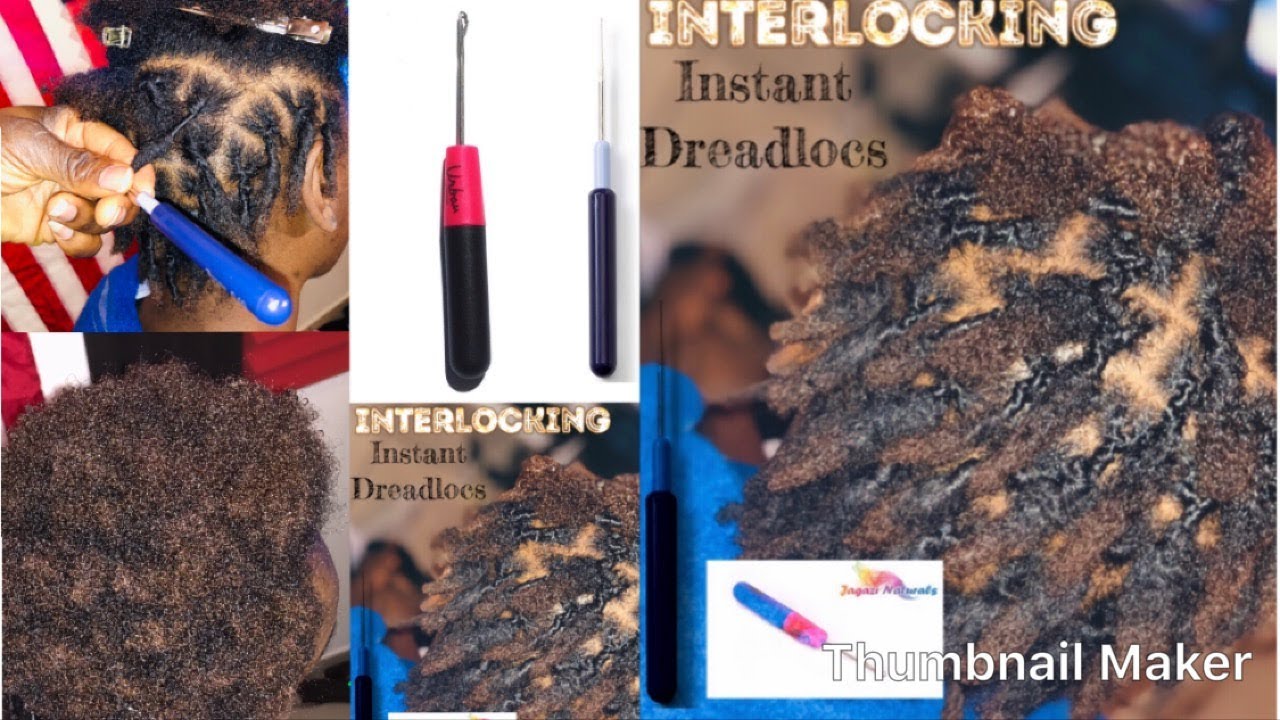 SHORT HAIR (instant locs) 🙅🏽‍♀️ NO EXTENSIONS NO CLIPS 🙅🏽‍♀️ - YouTube