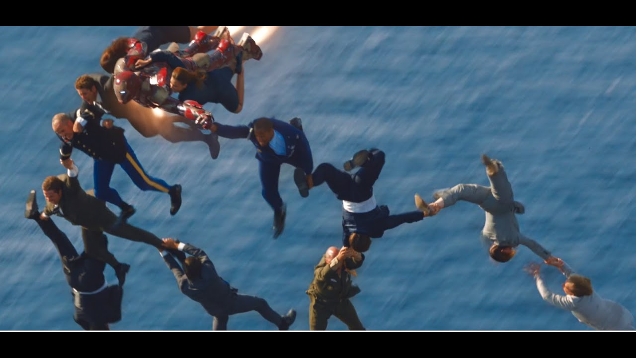 Iron Man Plane Rescue Scene Iron Man 3 2013 Highlight Movie CLIP 4K UHD ...