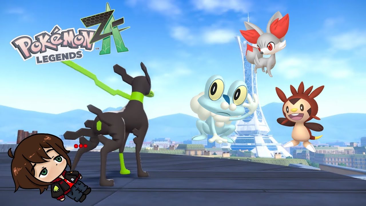 Shiny Hunting the ALPHA KALOS STARTERS《Pokemon LEGENDS ZAZA》 - YouTube