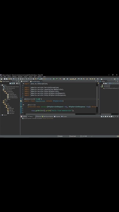 JSP and Servlets | Annotation @WebServlet | Web Technology Java - YouTube