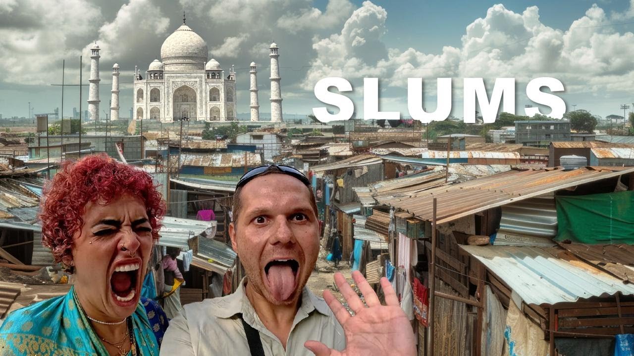 24 hours in Agra: Lost in the SLUMS right next to the world-famous TAJ ...