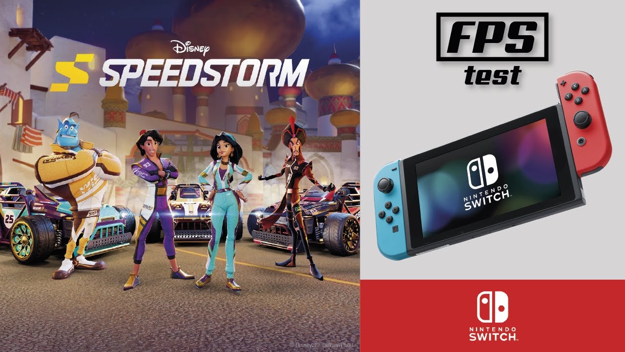 🏎 DISNEY SPEEDSTORM | FPS Test | Nintendo Switch - YouTube