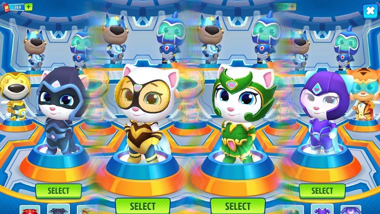 Talking Tom Hero Dash Discover All Super Angela #talking_tom_hero_dash ...