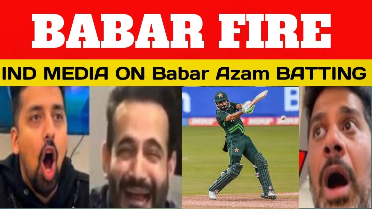 INDIA MEDIA SHOCKED BABAR AZAM BRILLIANT BATTING AGAINST ZIMBABWE - YouTube