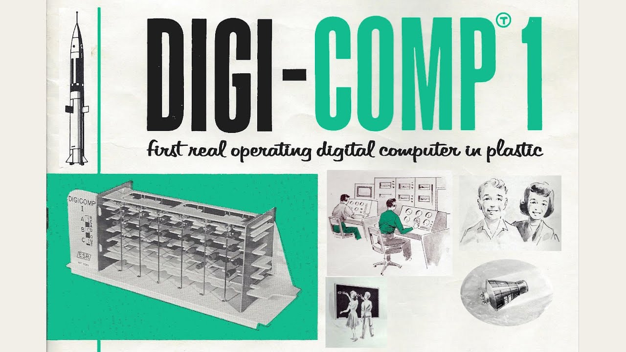 The DIGI-COMP 1 - 1960's Educational Toy Computer - YouTube