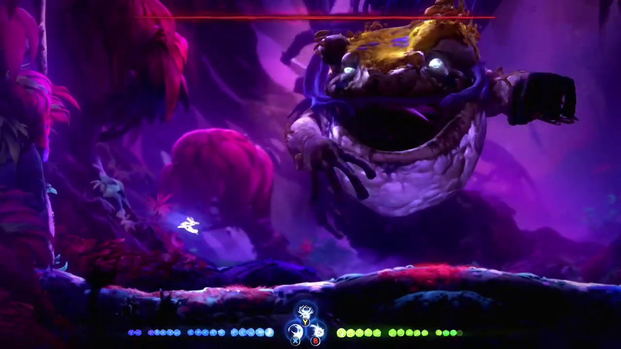 Ori and the Will of the Wisps 2 Frog Kwolok Boss Fight - YouTube