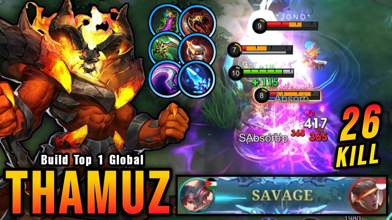 SAVAGE + 26 Kills!! Hybrid Mage Build Thamuz is Back to Meta!! - Build ...