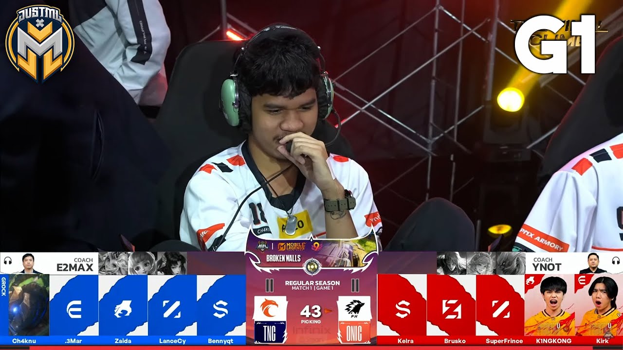 ONIC VS TNC GAME 1 | WEEK 8 DAY 3 | MPL PH SEASON 16 - YouTube