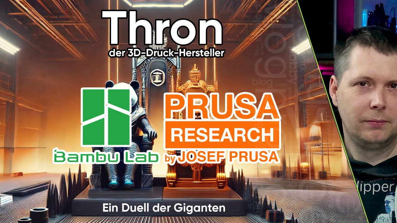 Der Thron der 3D-Druck-Hersteller: Ein Duell der Giganten - YouTube