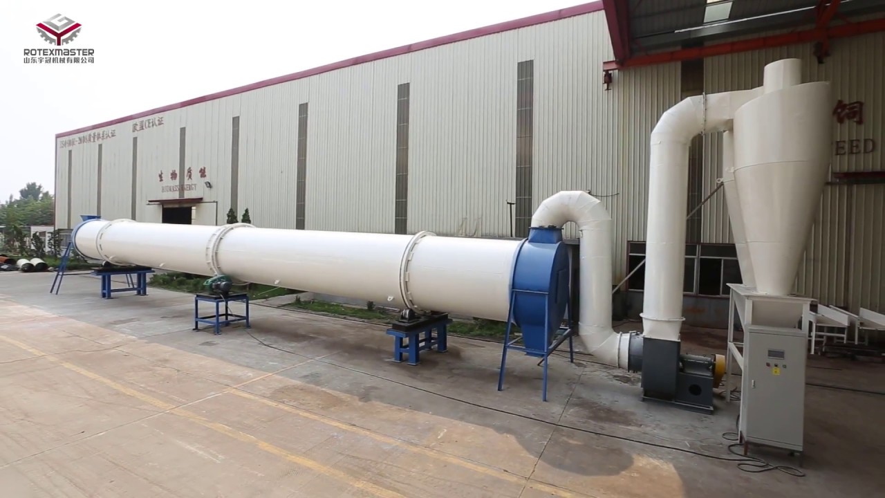 wood chip dryer for sale - YouTube