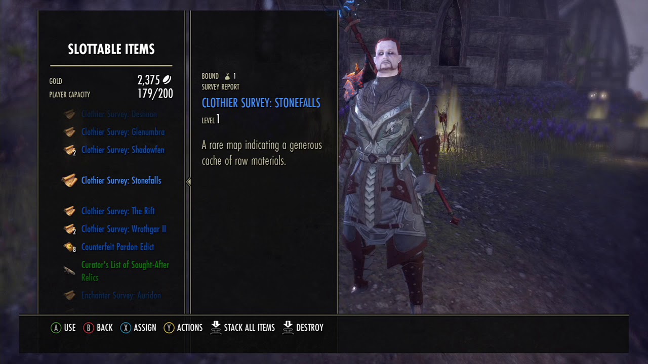 ESO Clothier Survey Stonefalls - YouTube