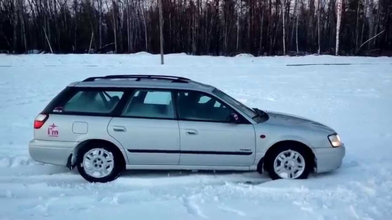 Subaru Legacy - Snow drift winter 2014 - YouTube
