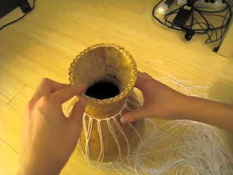 How to Make Shekere (Part 2/4) - YouTube