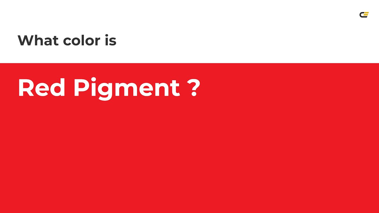 Red Pigment color #ed1c24 hex Cool Red color ed1c24 - YouTube