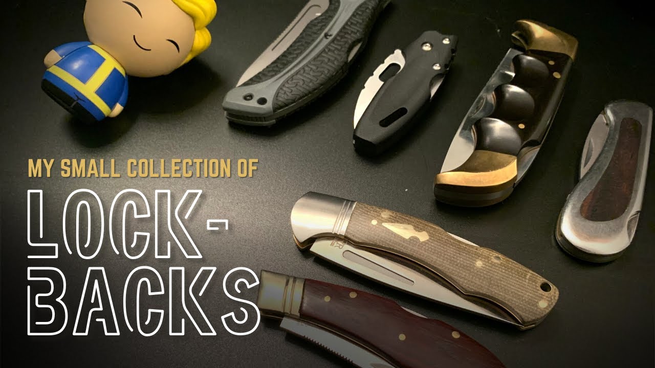 My Small Collection of Lock-Back Knives (Open Tag) - YouTube